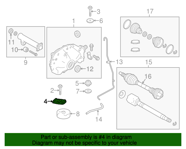 2017-2020 Land Rover Discovery Differential Washer LR033205 ...