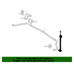 2004-2009 Kia Stabilizer Link - Driver's Side (LH) 54830-2F000 ...