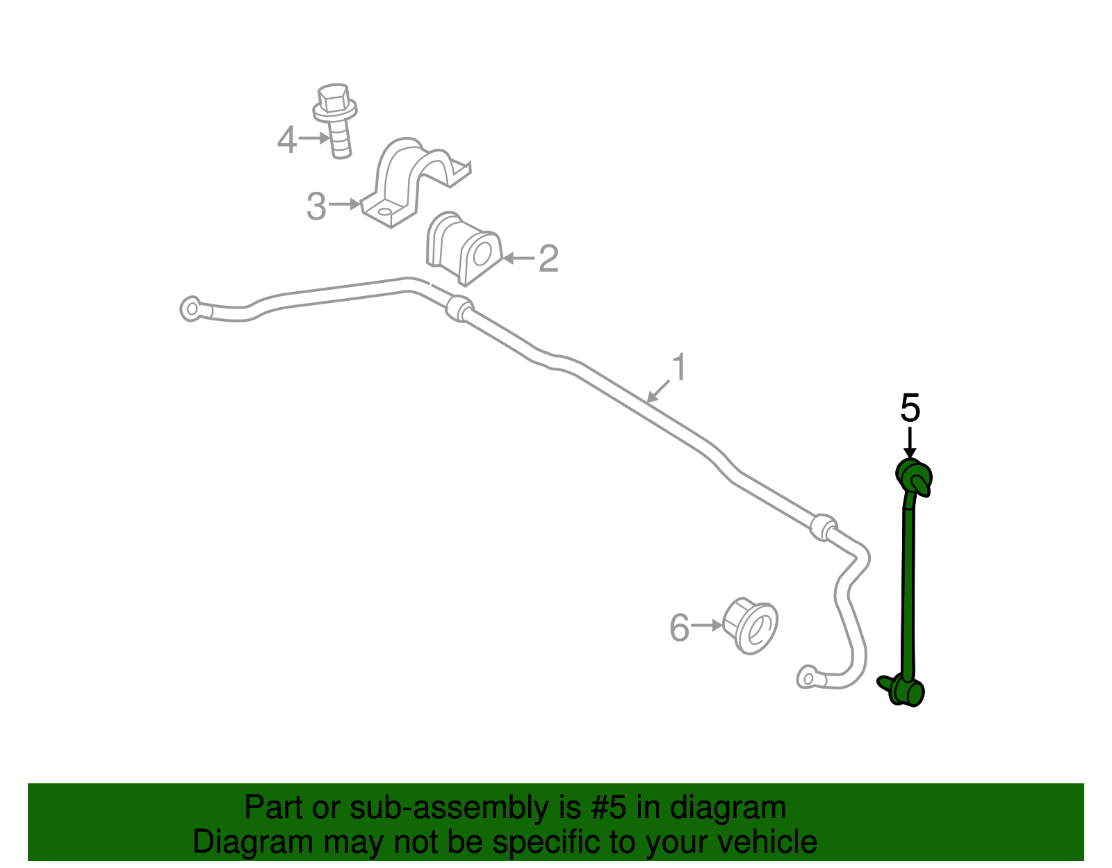 54830-2F000 - Stabilizer Link 2004-2009 Kia | Kia.Parts Store