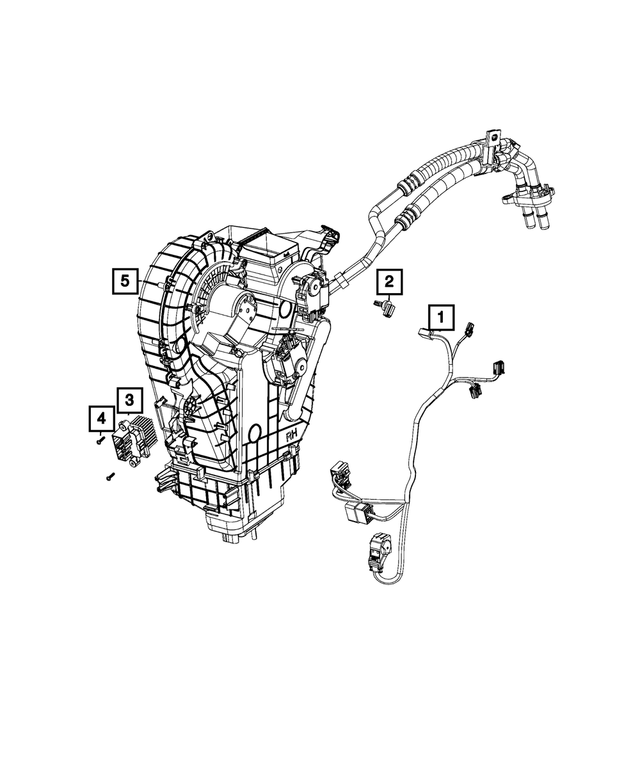 2008-2022 Mopar OEM NEW 2008-20 Mopar Chrysler Dodge HVAC Blower ...
