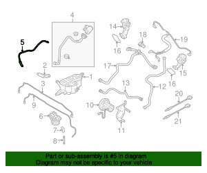 2009-2012 Audi Q5 Connector Tube 8R0-201-997-B | OEM Parts Online