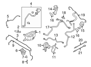 2009-2012 Audi Q5 Connector Tube 8R0-201-997-B | OEM Parts Online