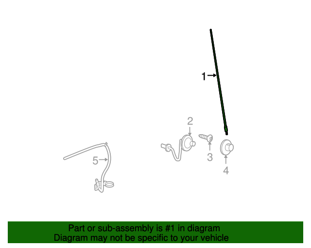 2011-2013 Jeep Wrangler GPS Navigation System Antenna 5064910AA ...