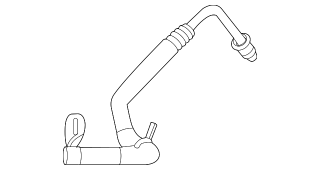 2017-2019 Ford Power Steering Return Hose JC3Z-3A713-G | TascaParts.com