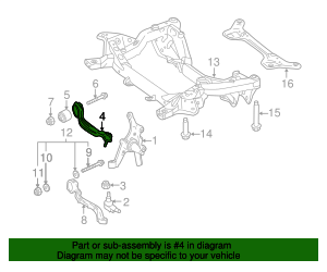 212-330-28-11 - Suspension Control Arm 2010-2016 Mercedes-Benz ...