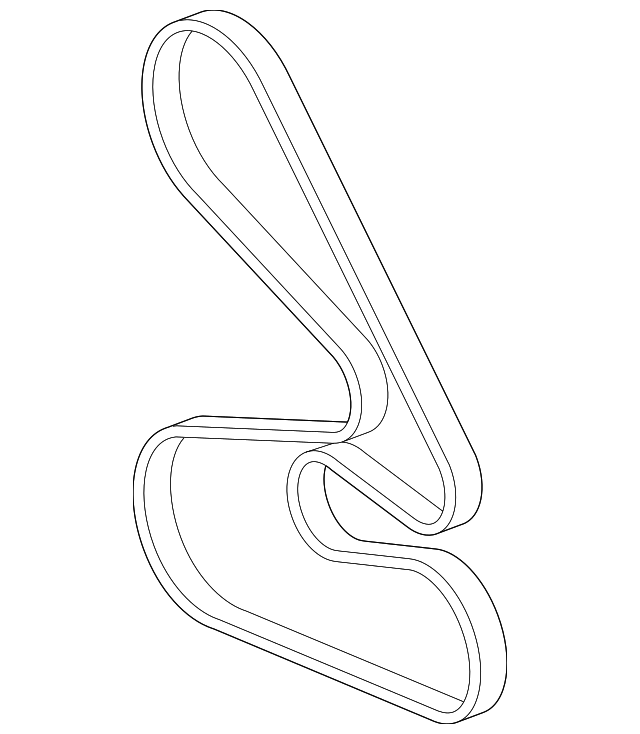 56992-R70-A01 - 2005-2011 Honda - Belt Power Steering Pump (Mitsubishi ...