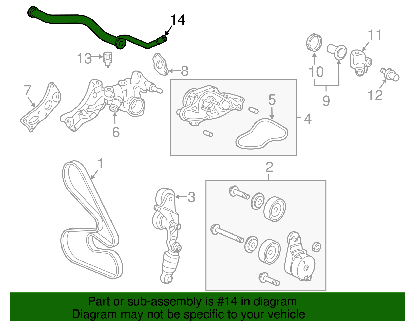 19505-RDJ-A00 - 2005-2010 Honda - Pipe Connecting | Genuine Honda Parts