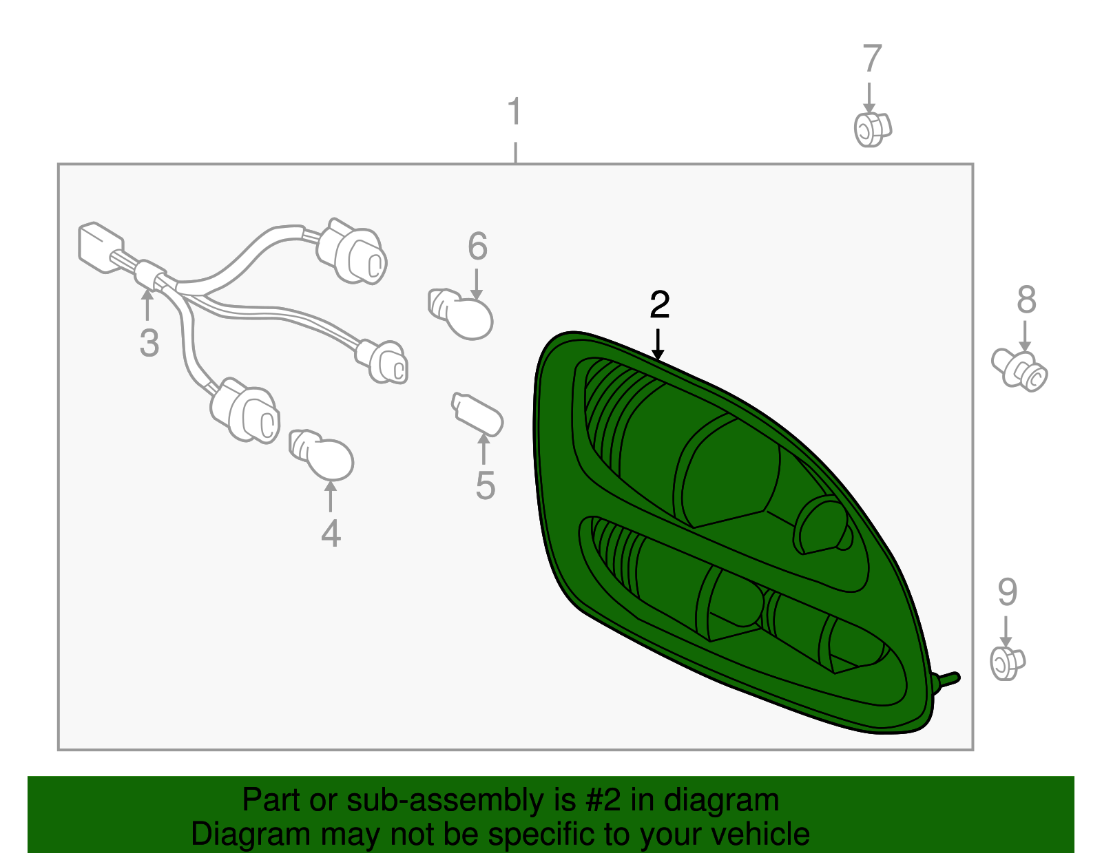 2003-2006 Toyota Tundra Tail Lamp Assembly - PASSENGER SIDE 81550-0C030 ...