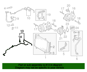 2011-2013 Toyota Highlander Liquid Line 88716-0E190 | OEM Parts Online