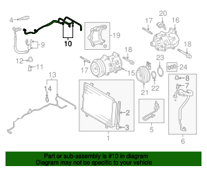 2011-2013 Toyota Highlander Suction Pipe 88717-0E140 | Toyota Parts Center