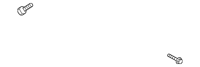 1997-2017 GM M8x1.25x30.7 Multi-Purpose Bolt 11547135 GM ...