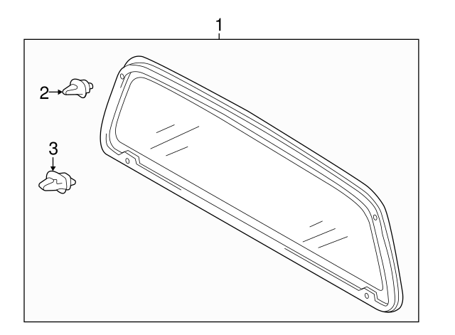 2019-2021 Toyota Tundra Back Glass 64810-0C090 | OEM Parts Online
