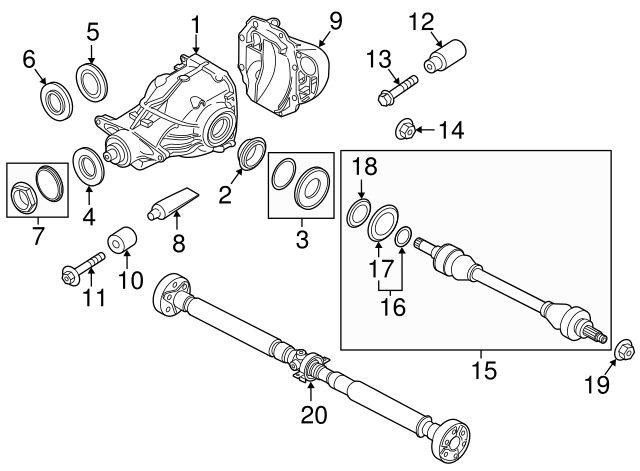 26108674200 - 2010-2017 BMW Drive Shaft Assembly (26-10-8-674-200 ...