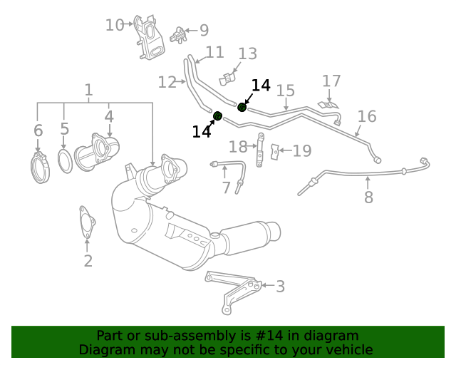 2000-2022 Mercedes-Benz Secondary Air Injection Pump Hose Clamp 006-997 ...