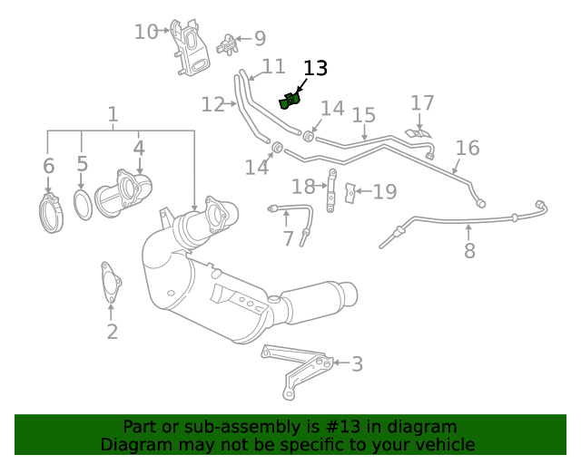 906-492-15-41 - Upper Hose Bracket 2010-2022 Mercedes-Benz | Mercedes ...