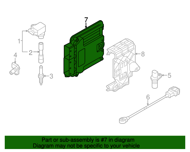 8V0-907-115-J-8V0 - Ecm 2019 Audi | Audi OEM Parts