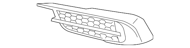 71103-TBA-A00 - Cover, R Front Fog Light - 2016-2018 Honda Civic ...