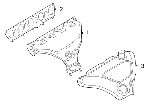 Exhaust Manifold for 2008 Volkswagen Rabbit | OEM Parts Online