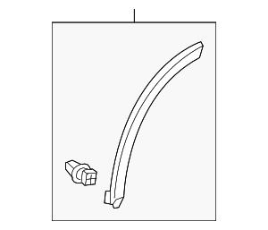 75077-48010 - Wheel Opening Molding - 2018-2021 Lexus | My L Parts