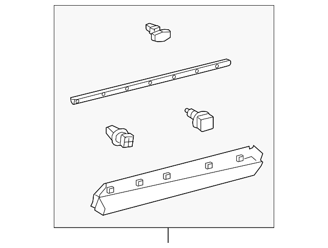 2018-2022 Lexus Body Side Molding 75075-48140 | OEM Parts Online