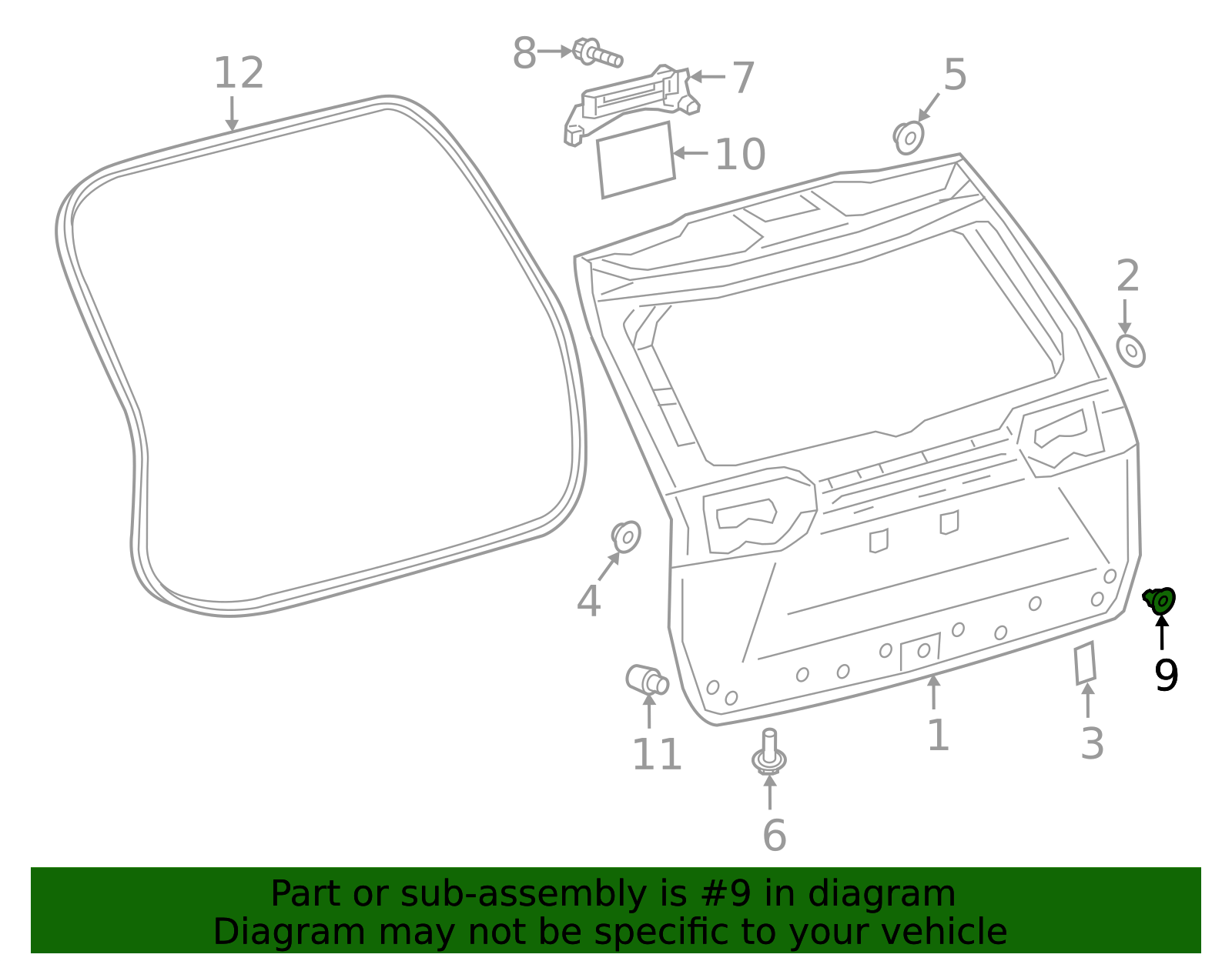 2019-2024 Toyota Weight Retainer 61617-42070 | Toyota Parts Center