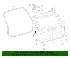 2019-2023 Toyota Lift Gate Plug 90950-01948 | OEM Parts Online