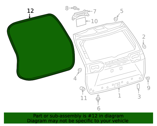 2019-2024 Toyota Body Weather-Strip 67881-0R050 | Toyota Parts Center