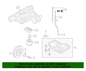 Genuine Dipstick O-Ring for 2001-2024 Hyundai | Part# 26615-2B000 ...