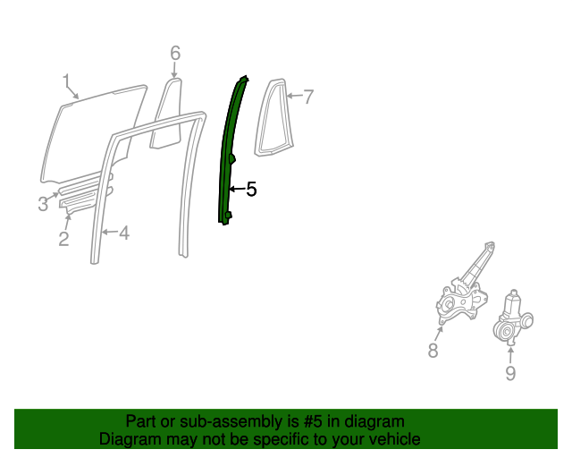 2008-2021 Toyota Land Cruiser Division Bar 67408-60060 | Toyota Parts ...