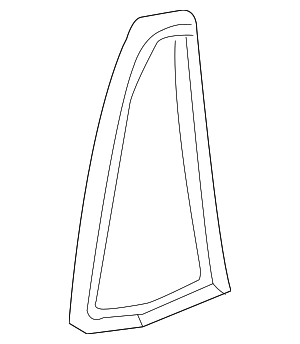 Toyota 2008-2021 Toyota Land Cruiser Fixed Glass Weatherstrip 68188 ...