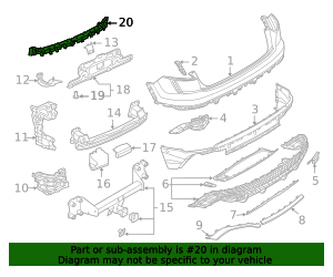 4M8-807-458 - Inner Support 2019-2023 Audi | Audi OEM Parts