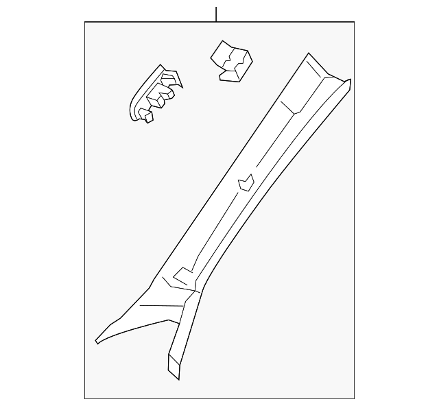 2017-2020 Mercedes-Benz Windshield Pillar Trim 213-690-05-25-7Q03 | MB ...