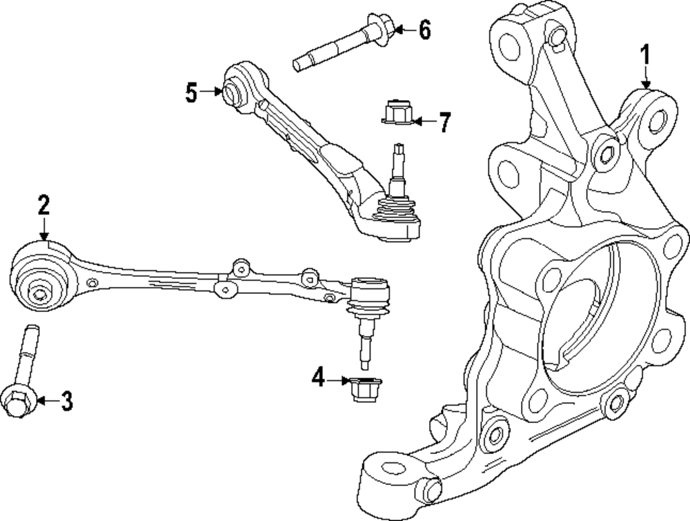 2024 Ford Mustang Lower Control Arm PR3Z-3079-A | OEM Parts Online