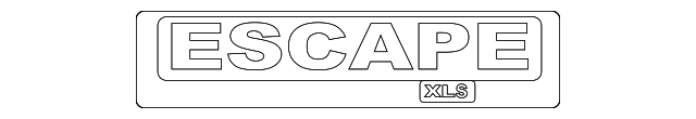 2008-2012 Ford Escape Nameplate 8L8Z-7842528-C | OEM Parts Online