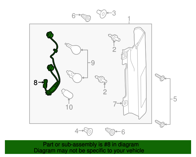 2015-2020 Ford Socket & Wire CK4Z*13410*A | TascaParts.com