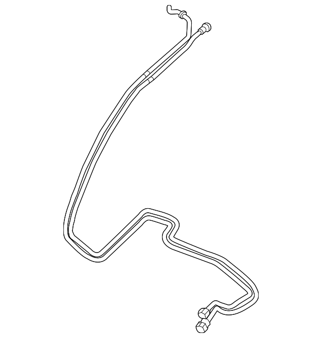 2011-2014 Porsche Cayenne Evaporative Emissions System Lines 948-110 ...