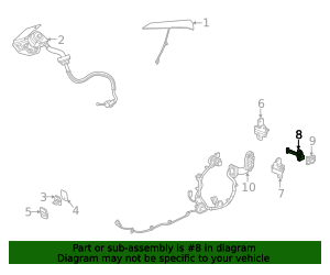 23429023 - Front Side Door Check Link 2020-2025 Chevrolet Corvette ...