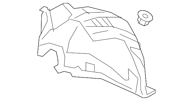 2017-2023 Audi Rear Fender Liner 4M0-821-191-G | Audi USA Parts