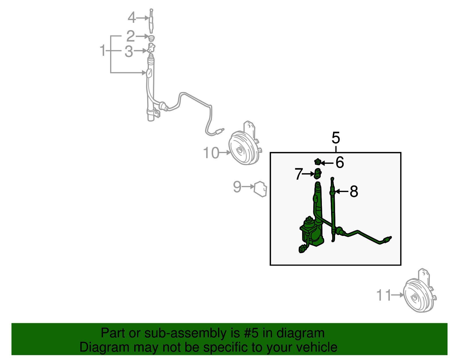 1996-2002 Toyota 4Runner Radio Antenna 86300-35111 | Toyota OEM Parts ...
