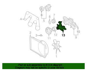 16307-0F010 - Mount Bracket 1998-2009 Lexus | Lexus Parts Outlet