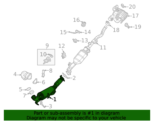 2020-2021 Jeep Wrangler Converter 68508878AA | TascaParts.com