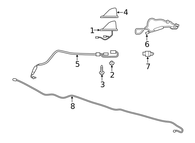 28243-5NA0A (282435na0a) - 2019-2020 Infiniti QX50 Connector Wire ...