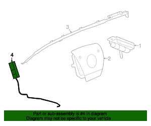 2013-2017 GM Ft Seat Air Bag - Passenger Side (RH) 84005322 ...