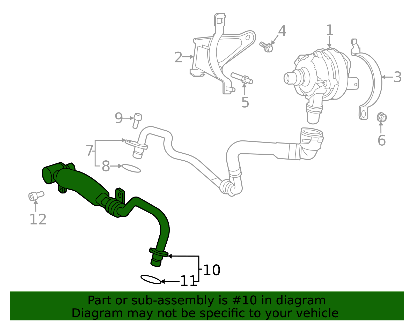 2020-2025 Toyota GR Supra Inlet Pipe 16027-WAA02 | Toyota San Diego Parts