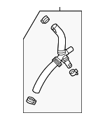 2020-2024 GM Thermostat Bypass Hose 12702515 GM | GMPartsDirect.com