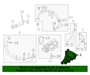 2020-2025 GM Water Pump 12718625 GM | GMPartsDirect.com