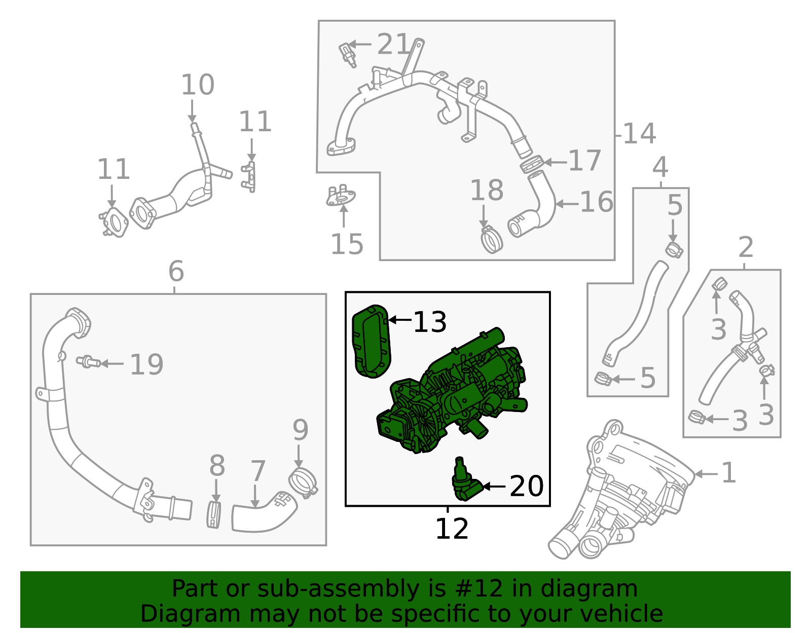 12716827 - Engine Coolant Flow Control Valve 2020-2025 GM | Chevrolet ...