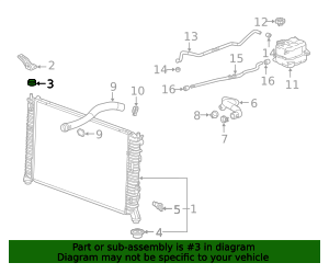 2019-2023 GM Radiator Upper Insulator 84130582 | OEM Parts Online