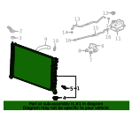 2021-2024 GM (Replaces 84565799) Engine Radiator 84889155 GM ...