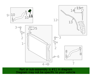 25485-C1500 - Upper Hose Connector 2019-2025 Hyundai | AutoNation Parts